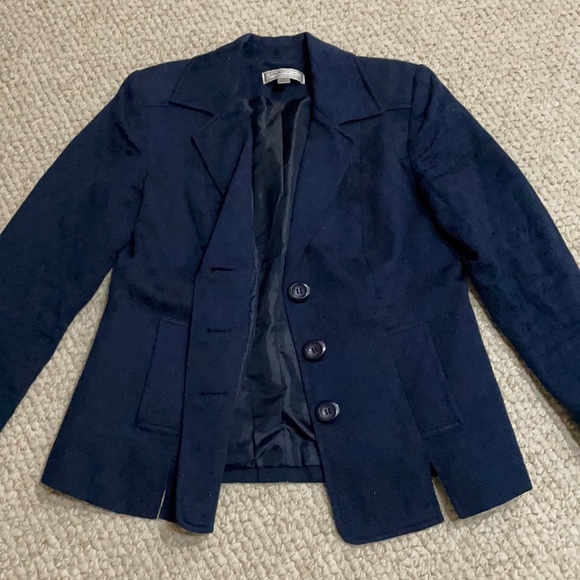 George Simonton | Jackets & Coats | New George Simonton Navy Blue Suit ...